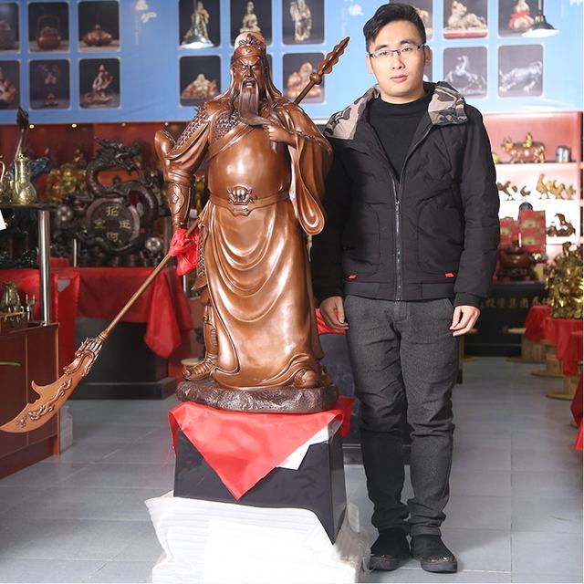 Grand Land Copper Guan Public Portrait Guan Yu Wucai Statue Store ...