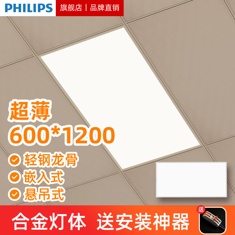 Philips 600x1200 LED Flat Panel Light - Office/Commercial Recessed ...