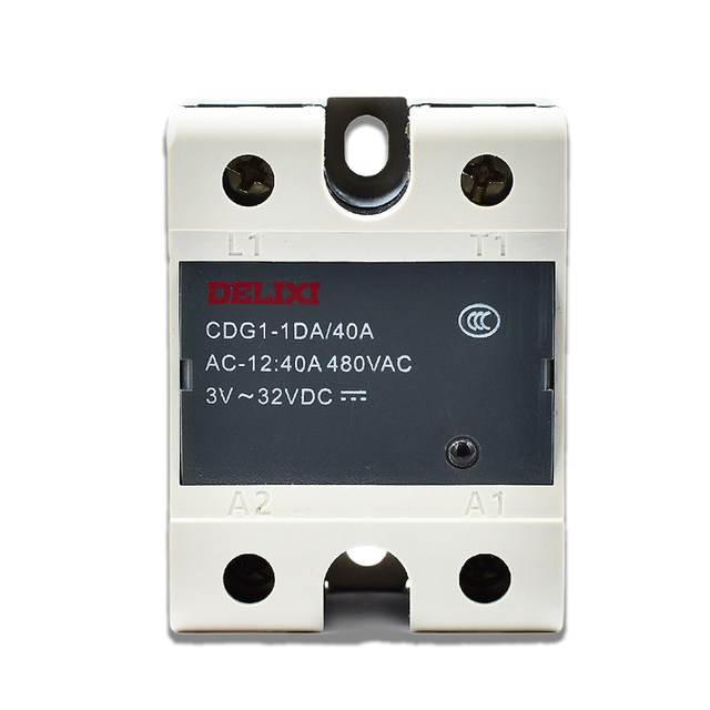 Delixi single-phase SSR solid-state relay CDG1-DA/AA/DD small 24v DC control AC single-phase 40A