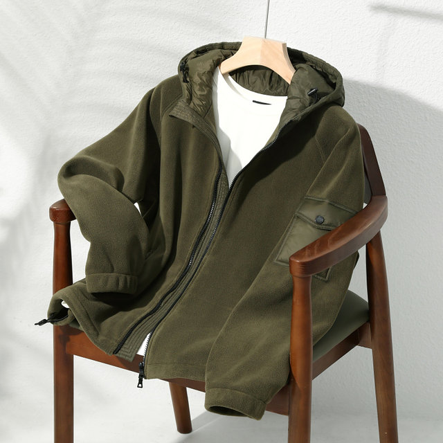 459 Euro 580G heavyweight Austrian velvet autumn and winter men and women couples outdoor warm ...