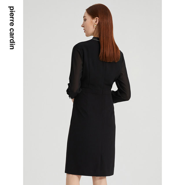 Pilkan Women's Spring New Classic Slim Slim Slim Dress P2143E2104B0