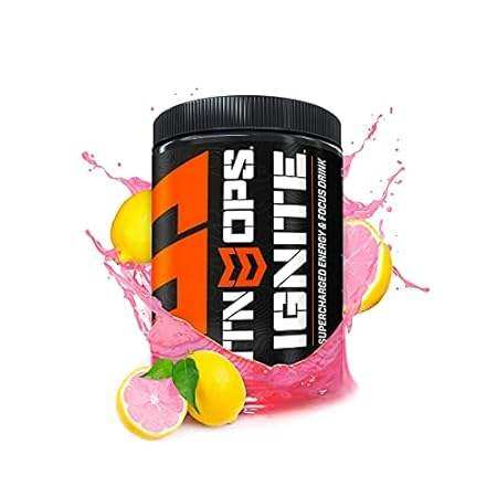 MTN OPS Ignite Supercharged Energy Drink Mix 45-Serving T