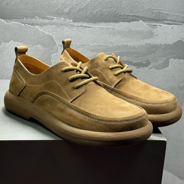 New style genuine leather casual shoes, breathable soft sole, soft ...