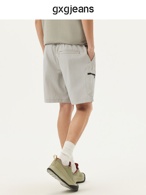 gxg.jeans men's clothing multi-color outdoor style mesh bag loose work shorts men's 25-year ...