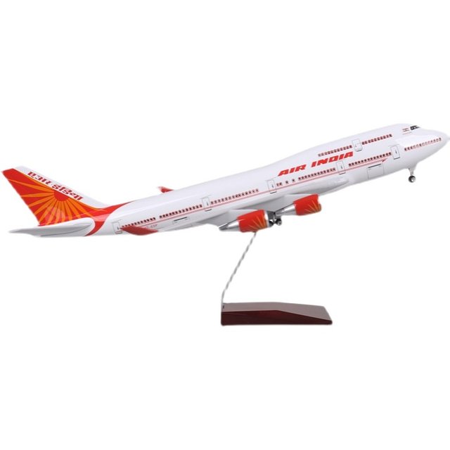 Extra large 47cm aircraft model with lights Boeing B747 simulation ...