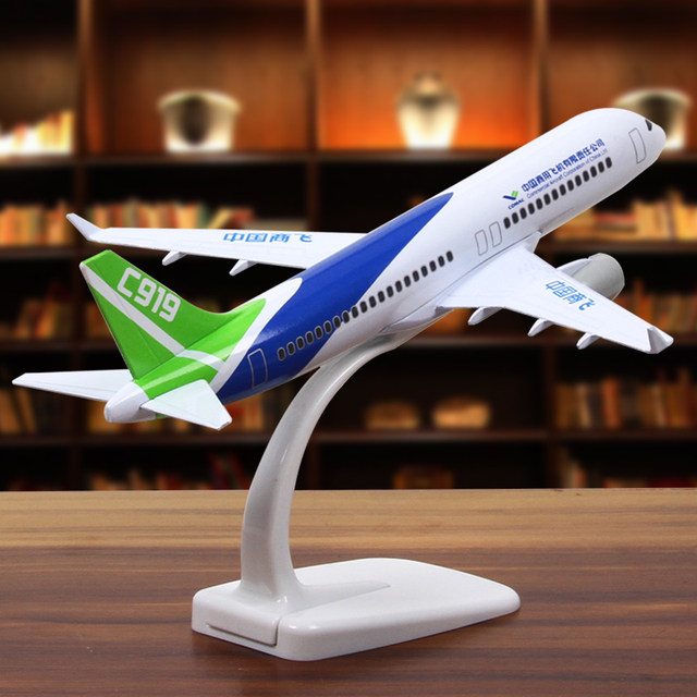 Static aircraft model solid alloy airliner with wheels can rotate ...