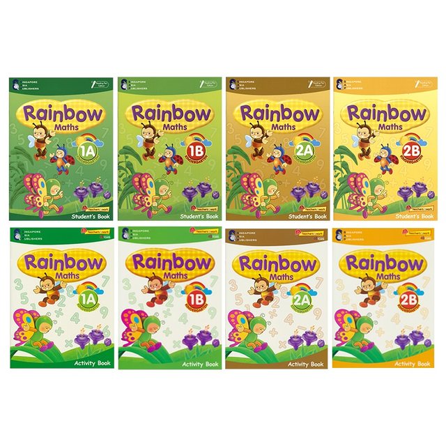 In Stock 】Sap Rainbow Maths K1K2 Rainbow Kindergarten Grade 8 ...