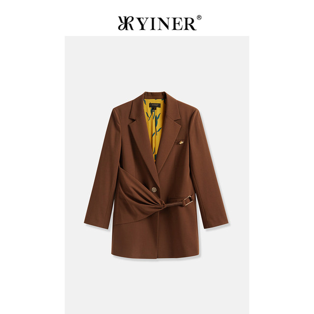 Yiner Yiner's children's clothing autumn dark coffee color design ...