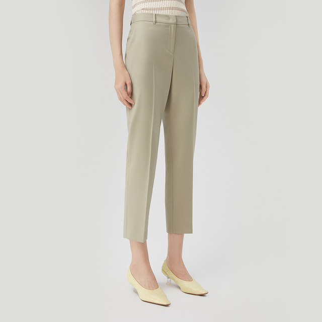 LANCY/Yuelangzi women's spring new high-waist slim women's pants ...