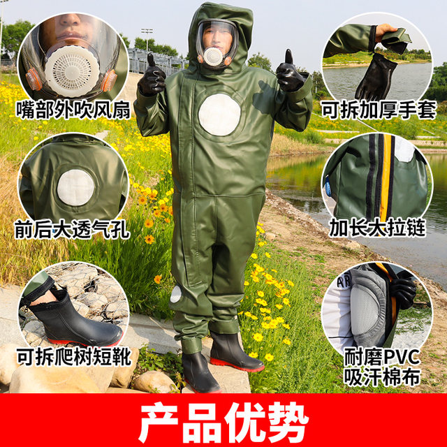 New wasp protective suit full set of anti-bee suit thickened PVC wasp ...