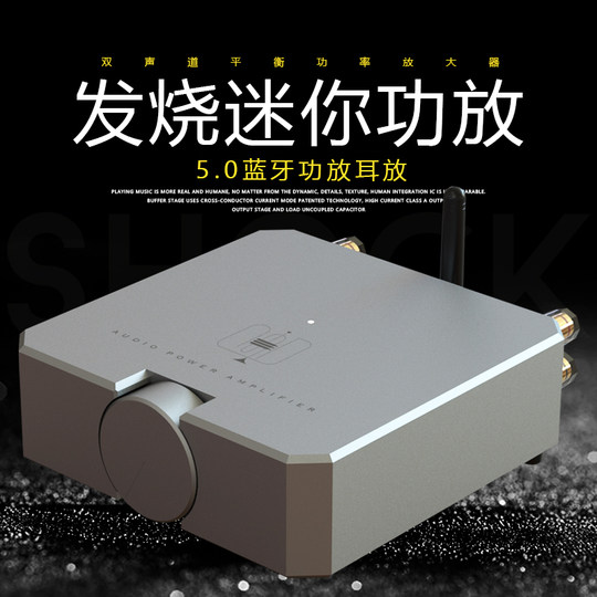 HiFi Bluetooth Mini Amplifier - Desktop Power Amplifier for Home Use