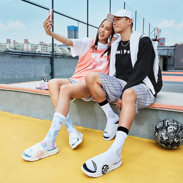 361 slippers AG trendy slippers men's summer outer wear couples non ...