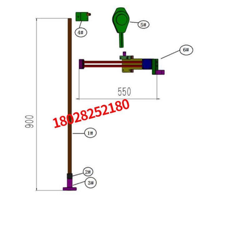 Electric bracket screwdriver fixed support arm bracket air batch ...
