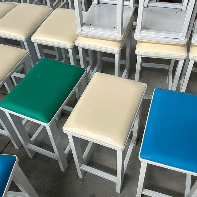 Factory workshop soft-surface stool anti-static work stool school ...