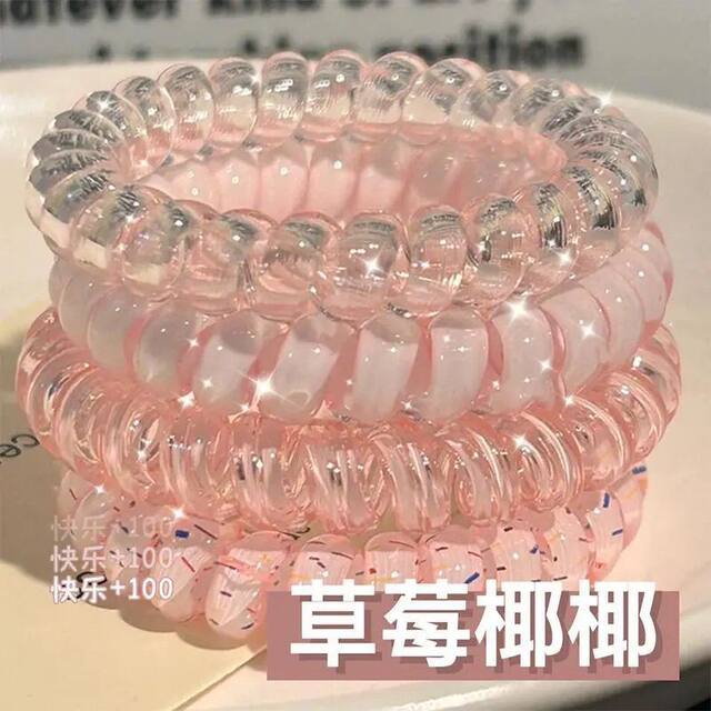 High-quality grape coconut coconut polka dot phone cord hair tie summer ...