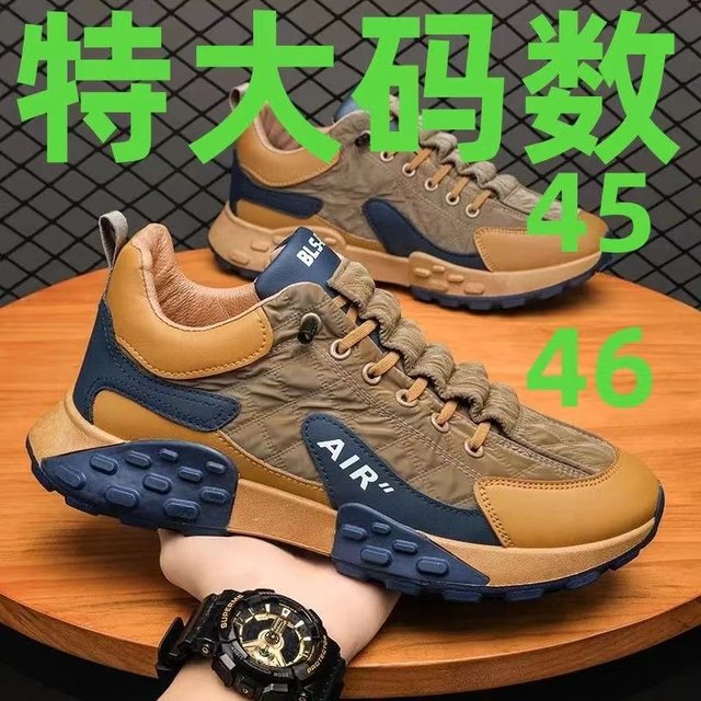 Large size men's shoes 45-46 spring and autumn men's shoes new air ...