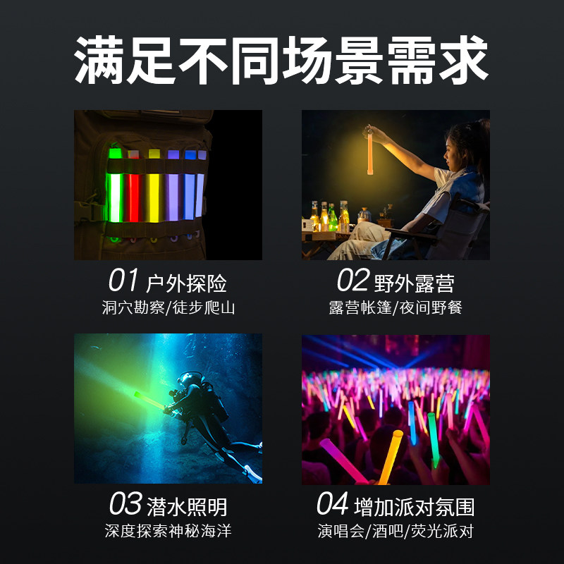 Tactical Glow Stick - Emergency Outdoor Disaster Prevention Equipment ...
