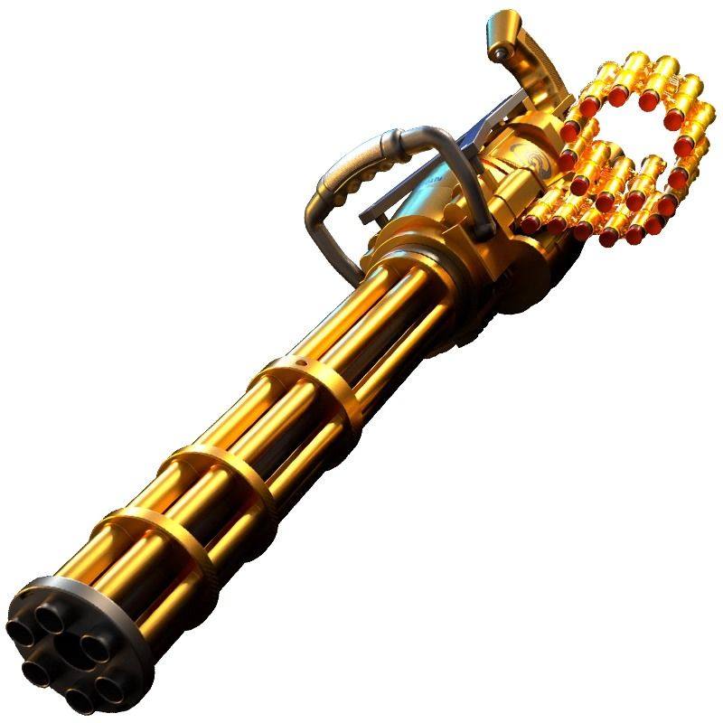 Starfield Legend Golden Gatlin Electric Soft Bullet Toy Gun ...