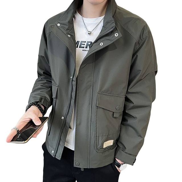 2024 New Jackets Men's Spring and Autumn Fashionable and Handsome Tops ...