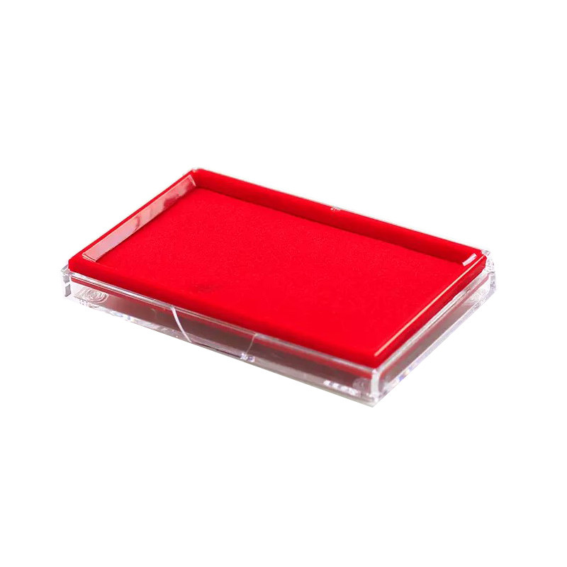 Deli Quick-Drying Ink Pad Red Large Quick-Drying Indonesian Financial ...