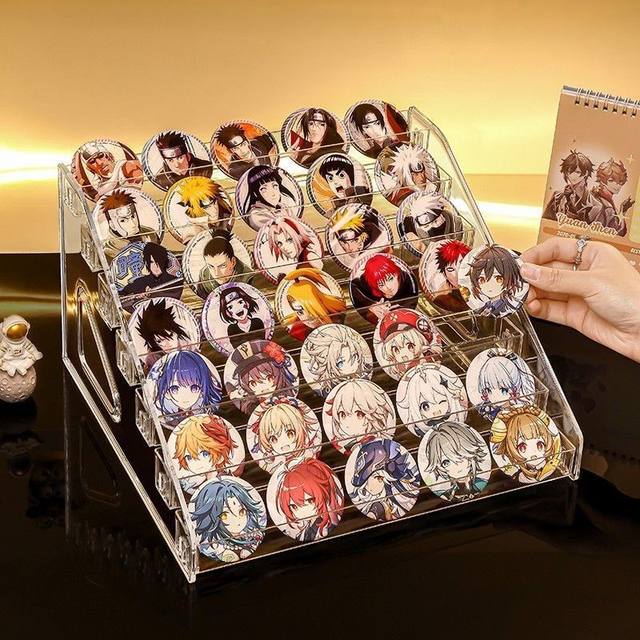 Acrylic Bar Display Stand Desktop Millet Storage Box Ladder Stand ...