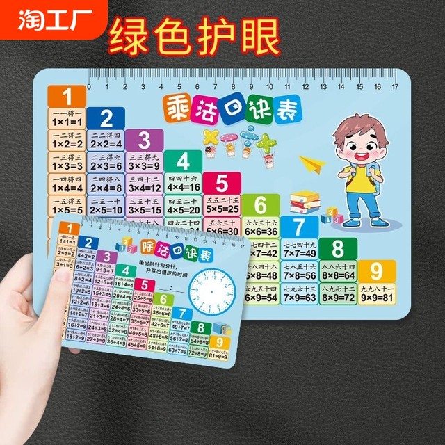 Multiplication table 99 multiplication and division table cards for ...