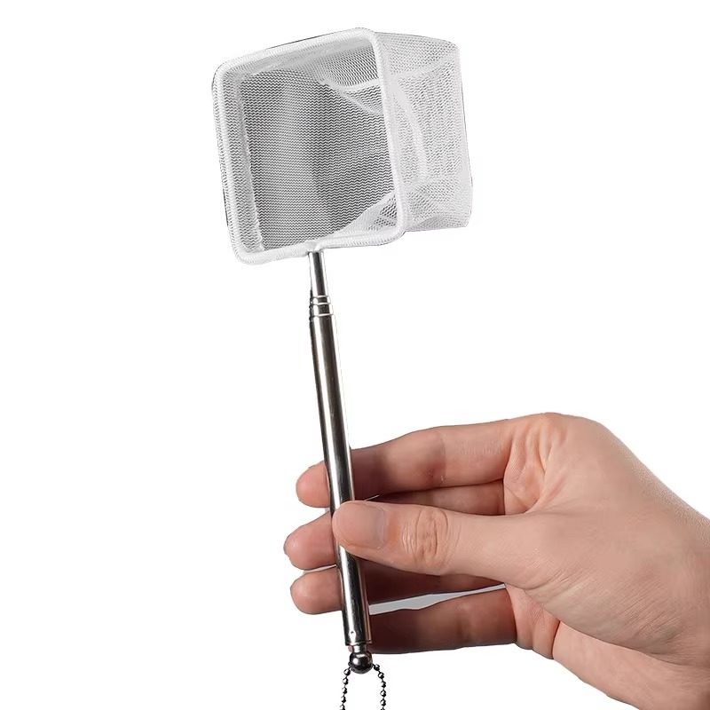 Stainless Steel Retractable Fishing Net - Fish Tank Fishing Small 3D ...
