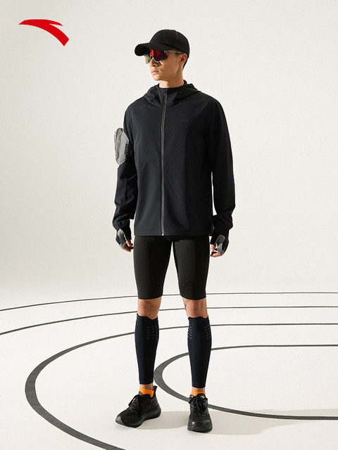 ANTA jacket men's new winter outdoor running sports waterproof and warm ...