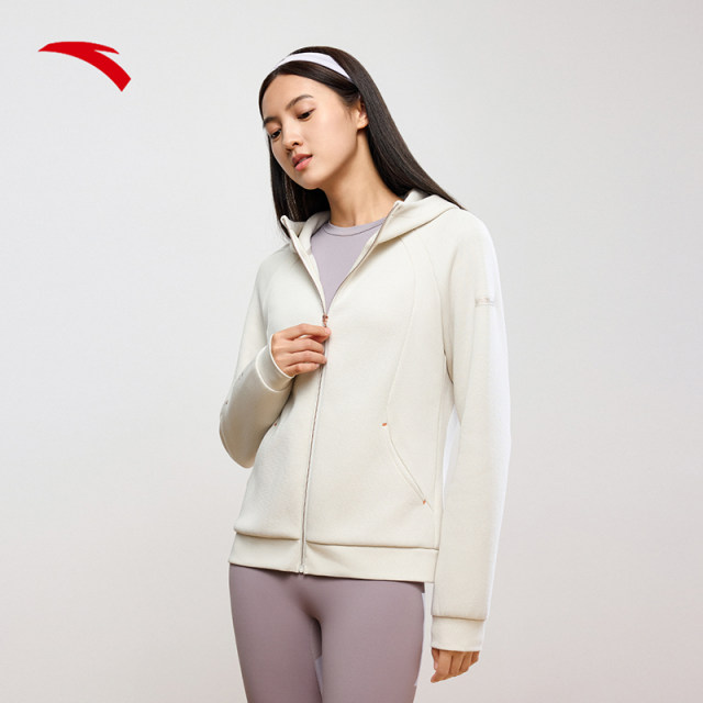 Anta Princess Line Jacket Women's Winter Running Training Hooded Sports ...