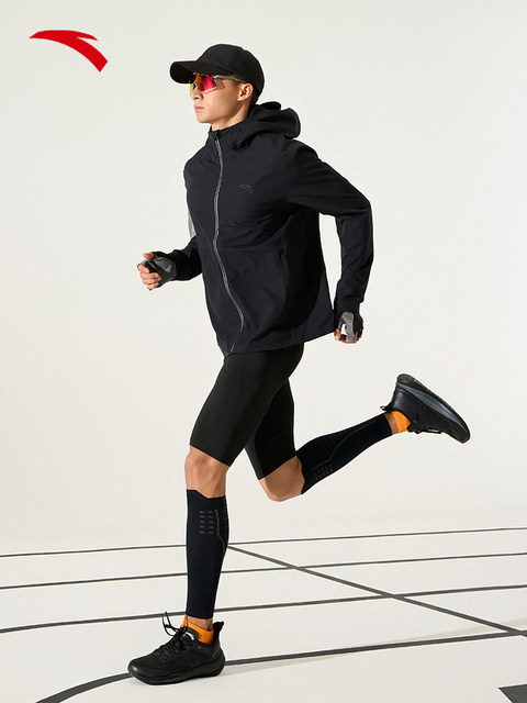 ANTA jacket men's new winter outdoor running sports waterproof and warm ...