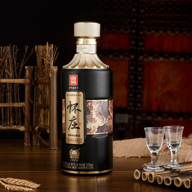 Guizhou Huaizhuang 53 -degree sauce -flavored liquor Qingming Shanghe Tu Pure Grain Wine 500ml*6 ...