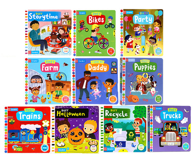busy series of picture books busybook busy mechanism operation push ...