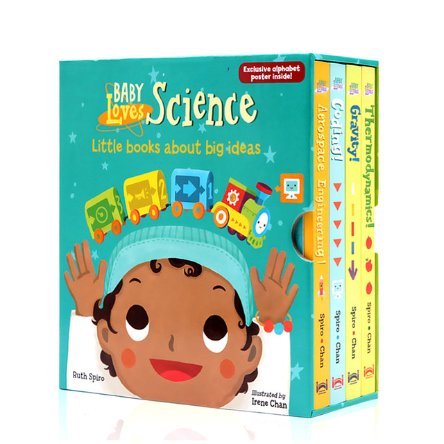 Imported English original genuine picture book cute scientific baby ...