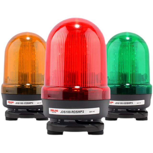 Delixi rotating warning light JDS100 flash alarm light 220V24V red and ...