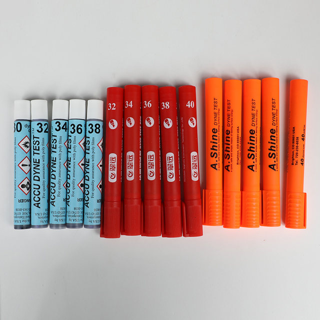 American ACCU dyne pen A.Shine Aisha corona pen surface tension test ...