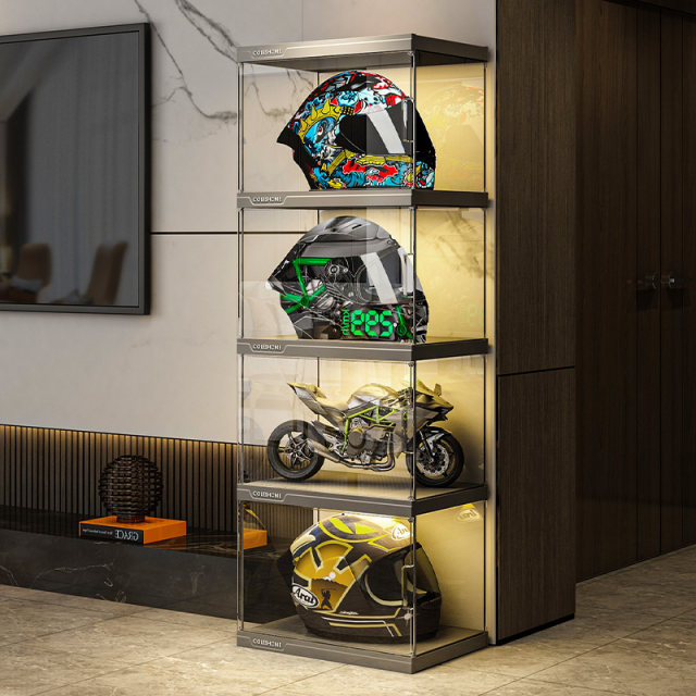 Helmet storage cabinet, motorcycle hat, home accessories cabinet ...