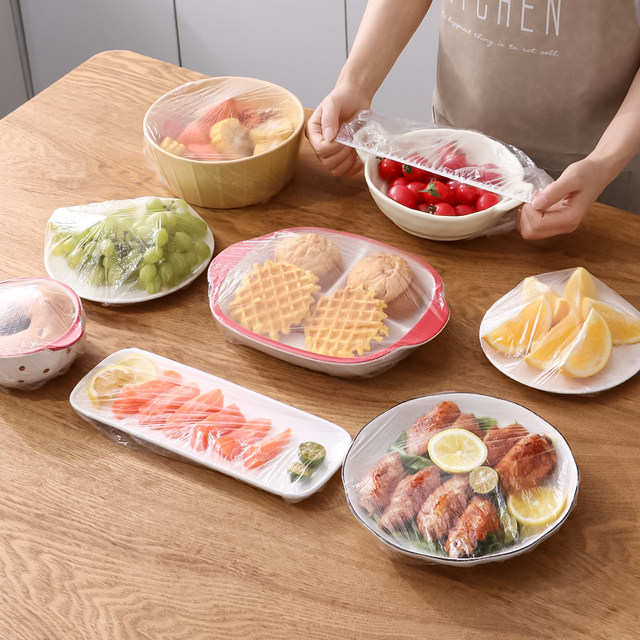 Disposable cling film cover, food grade special cling bag, household ...