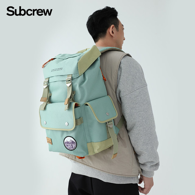 Subcrew Li Cansen trendy brand large-capacity backpack men's travel ...
