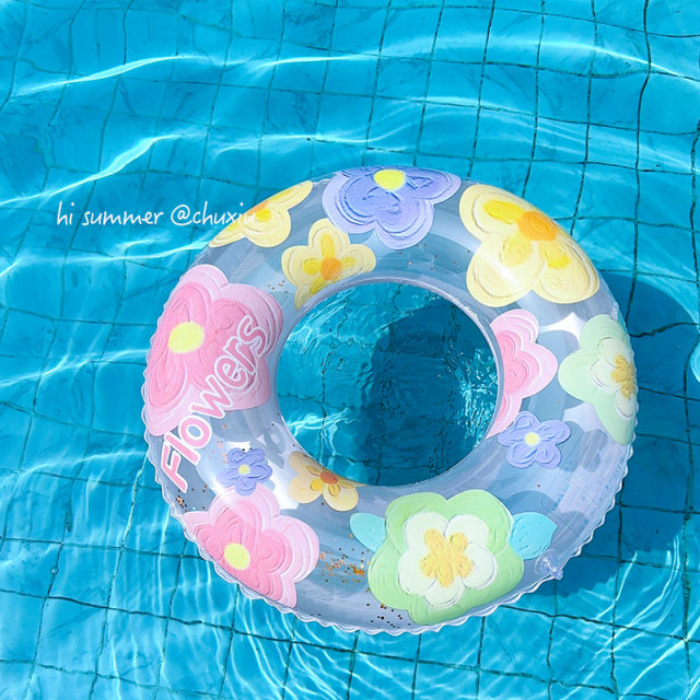ins Internet celebrity sequin flower swimming ring children's armpit ...