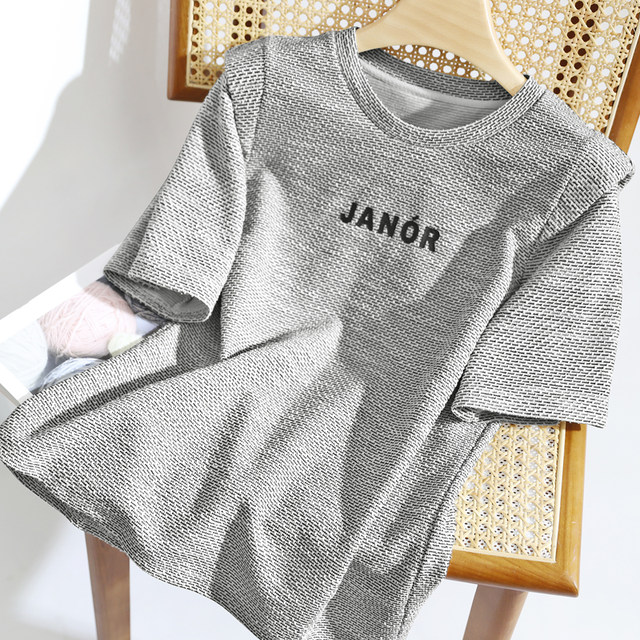 Round neckline shoulder pad knitted tops Hangzhou dictionary series ...