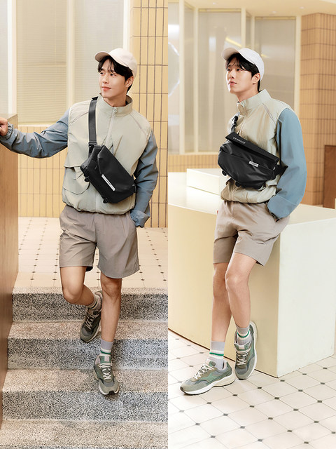 Semir breast bag men's 2025 new outdoor sports cycling waist bag ...