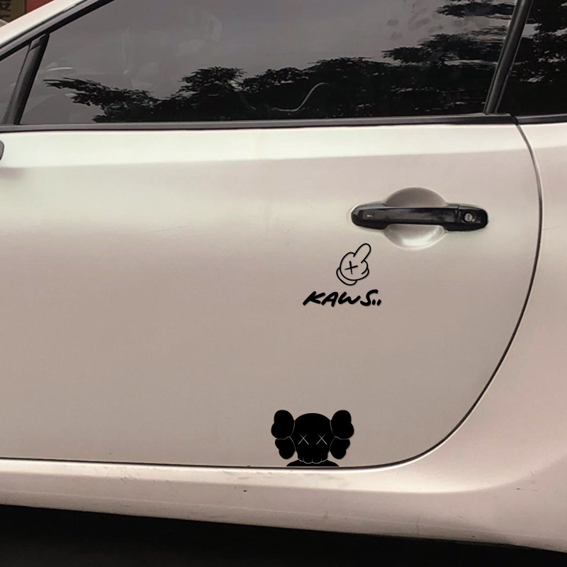KAWS Sesame Street Car Sticker - Creative Cartoon Decal