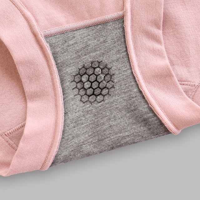 Mid-waist hip-covering large size pure cotton underwear women's bow ...