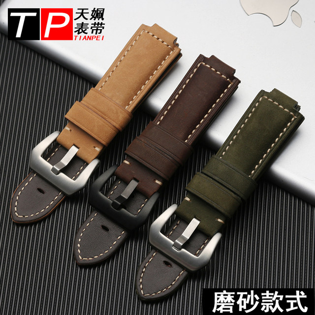 Leather watch strap suitable for TIMEX tide T2N720T2N721T2N739 male ...