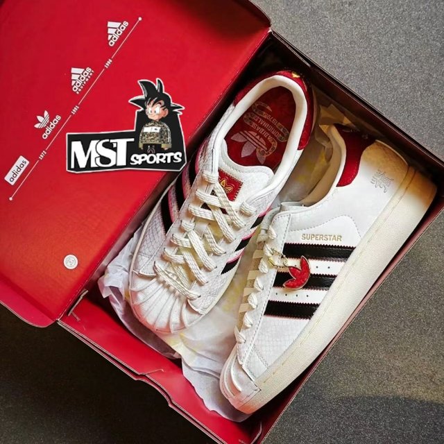Adidas Clover CNY Year of the Snake Limited SUPERSTAR New Year Shell ...