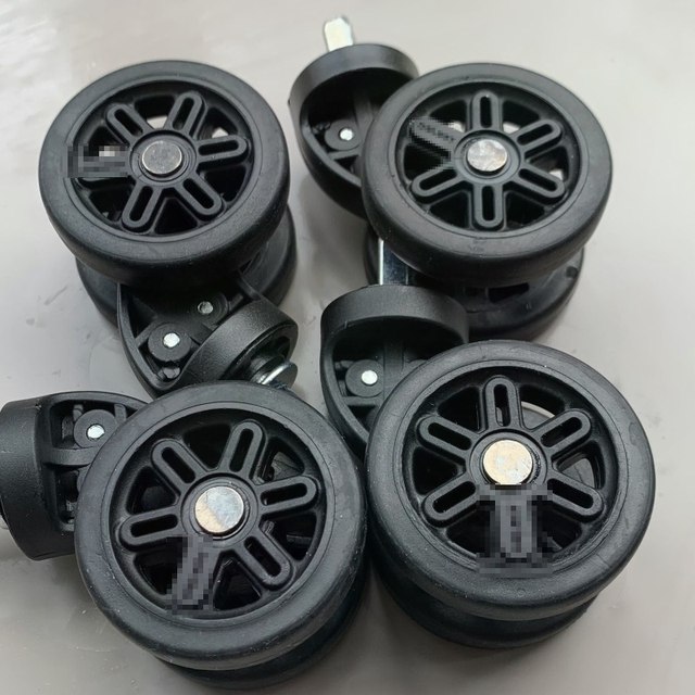 Universal wheel tool box suitcase tire replacement silent roller ...