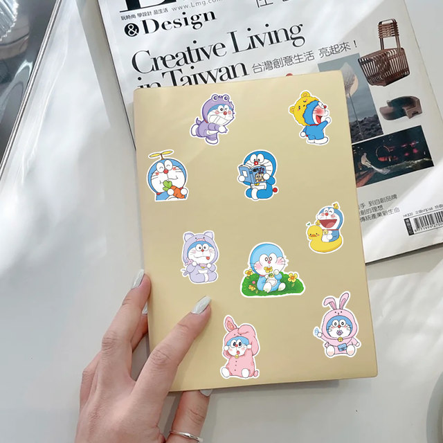 50 Cartoon Cute Doraemon Doraemon Stickers Hand Account Phone Case ...