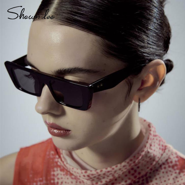 Shawnlee narrow border frame fashion sunglasses female summer anti ...
