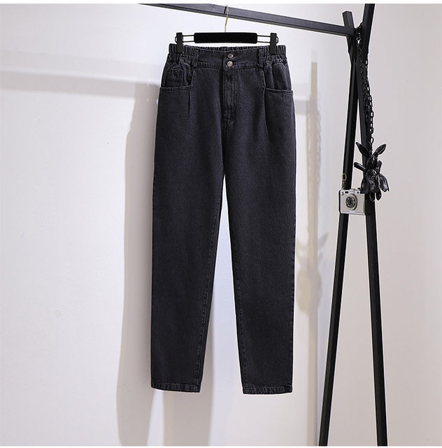 300Jin [Jin is equal to 0.5kg] Extra large size jeans for women 200 fat ...