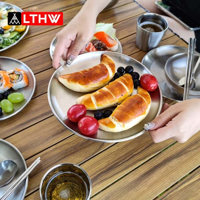 LTHW Lvteng outdoor tableware portable set camping supplies equipment ...